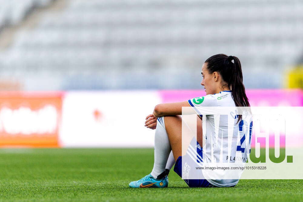 221001 IFK Norrköpings Selma Cajlakovic depresses during the soccer ...