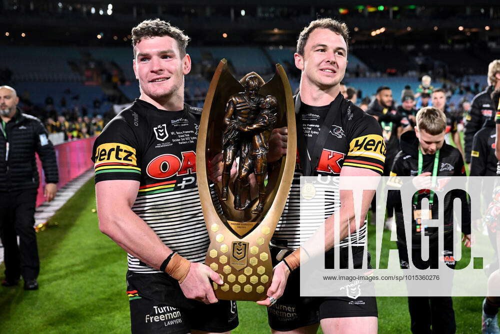 NRL GRAND FINAL, Liam Martin and Dylan Edwards of the Panthers ...
