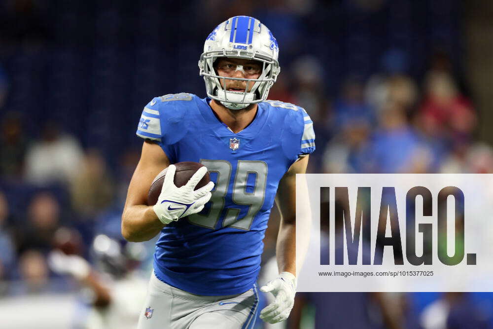 Seattle Seahawks vs Detroit Lions Detroit Lions tight end Brock Wright ...