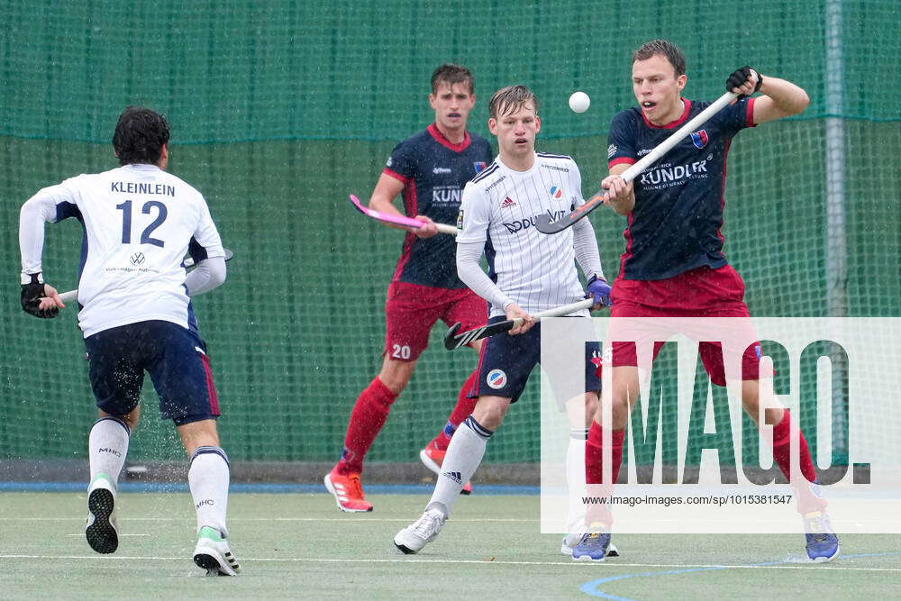 from left Erik Kleinlein MHC, 12 , Tom Neßelhauf Nesselhauf, BHC, 20 , Linus Müller MHC