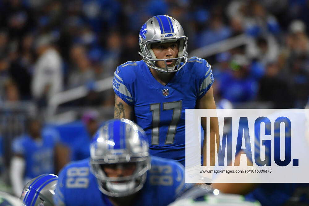 DETROIT, MI - OCTOBER 02: Detroit Lions kicker Dominik Eberle (17 ...