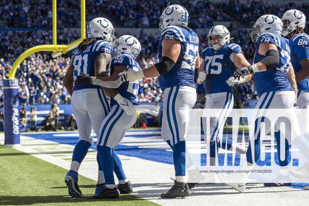 October 02, 2022: Indianapolis Colts tight end Mo Alie-Cox (81 ...
