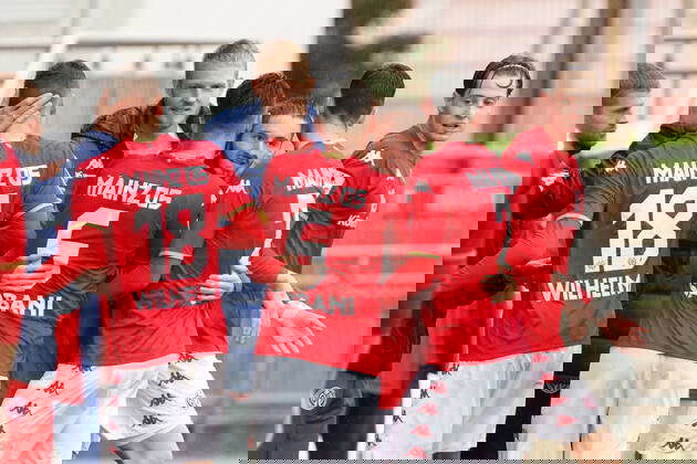 GOAL CELEBRATION 1 FSV MAINZ 05 II SGV STEINBERG REGIONAL LEAGUE ...