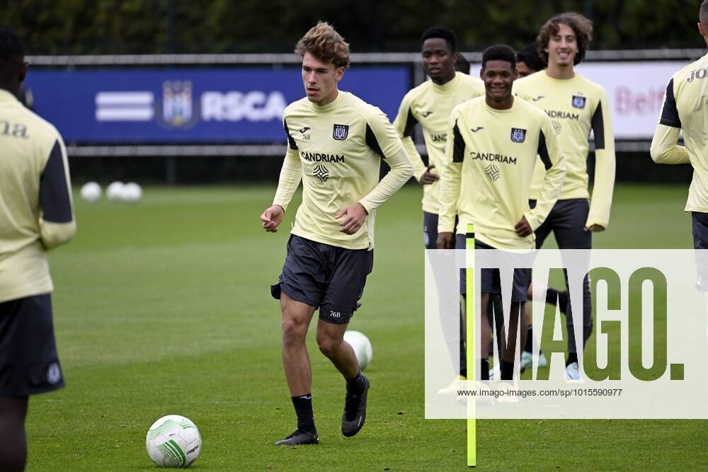 NEERPEDE, BELGIUM - OCTOBER 05 : Stassin Lucas forward of Anderlecht ...
