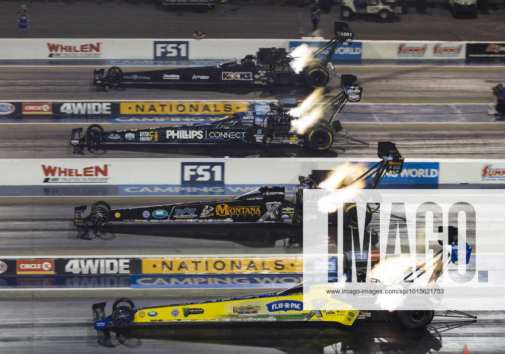 Motorsport, Herren, USA, Dragster Drag Race Four Wide Nationals, Apr 29 ...