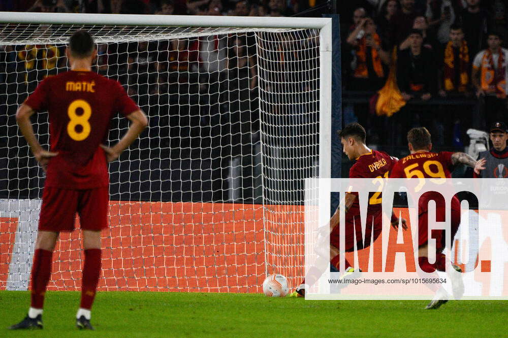 Paulo Dybala goal 1-0 during the UEFA Europa League 2022-2023 football ...