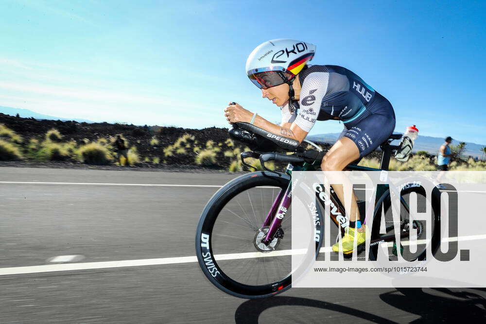 german Anna Haug pictured in action during the Hawaii Ironman women s ...