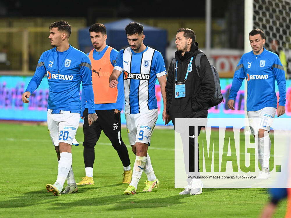 Craiova footballers Jovan Markovic, Andrei Virgil Ivan, Sergiu Catalin ...