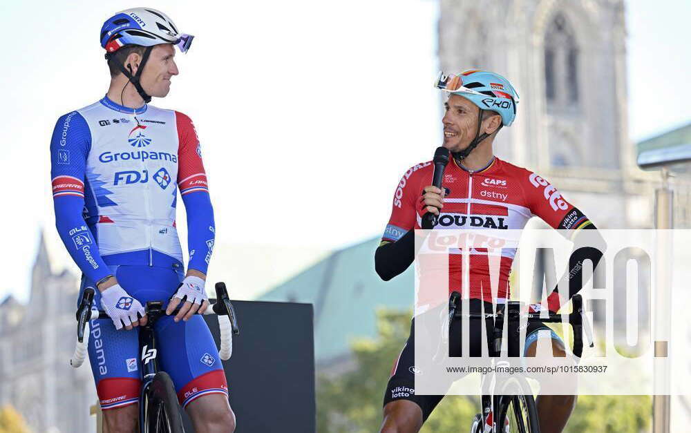 TOURS, FRANCE - OCTOBER 09 : Demare Arnaud (FRA) of Groupama - FDJ and ...