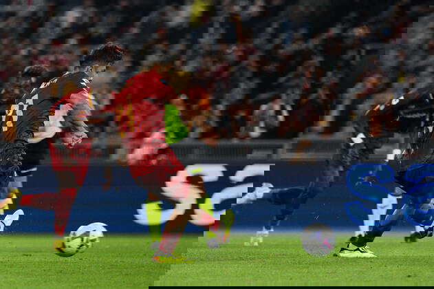 Rome, Italy: Paulo Dybala goal 1-0 during the UEFA Europa League 2022-2023 football match between