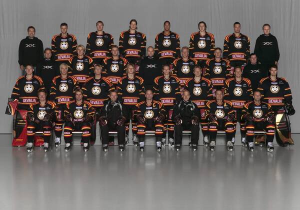 27 Elitserien ice hockey 2004 2005 Brynäs Row 4 from left Mats ...