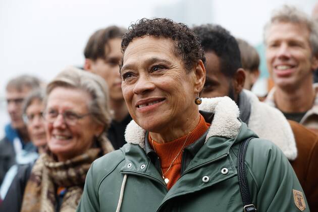 2022 10 15 13 58 52 ALMERE Enith Brigitha during the unveiling of a ...