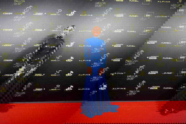 Trinity Rodman FOOTBALL : Ceremonie du Ballon d Or 2022 - tapis rouge ...