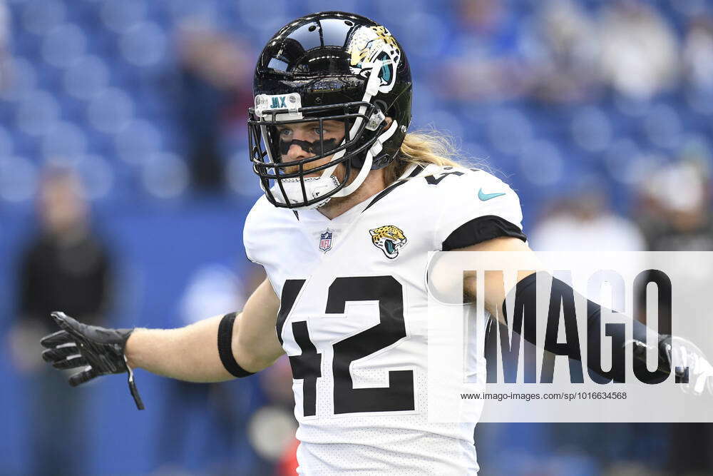 INDIANAPOLIS, IN - OCTOBER 16: Jacksonville Jaguars Safety Andrew ...