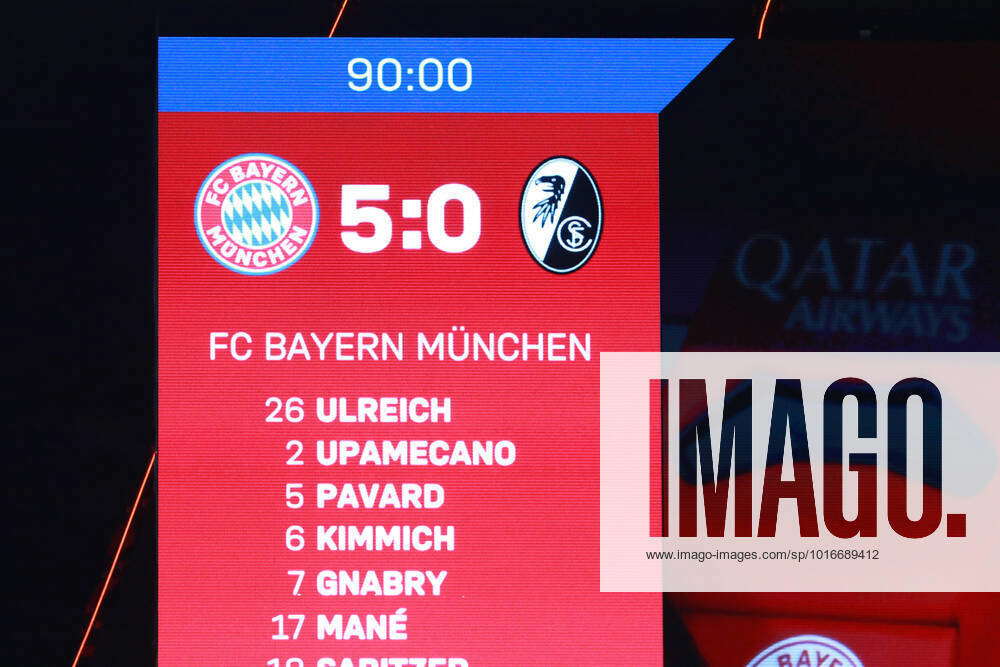 5 0, final result, final score, result, video wall, lineup, football 1 ...