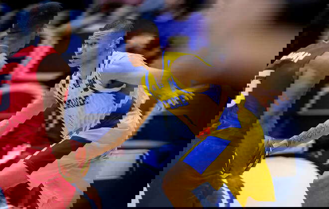 MALMÖ 2019 02 21 Swedens Elijah Clarance during the EC qualifying match ...