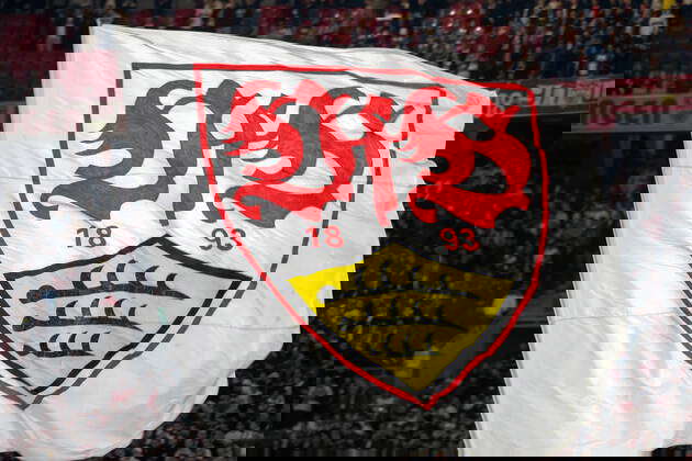 Feature, symbol picture, VfB flag Germany, Stuttgart, 27 10 2021 ...