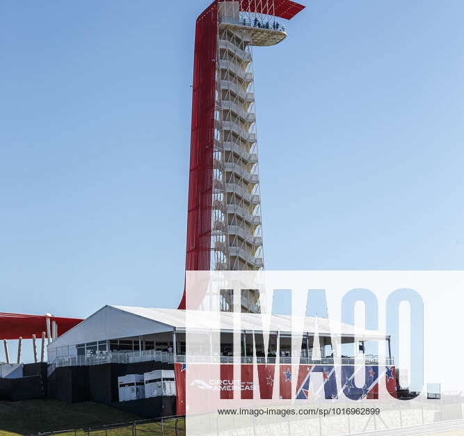 AUSTIN, TX - OCTOBER 21: The iconic tower at COTA before P1 at the F1 ...