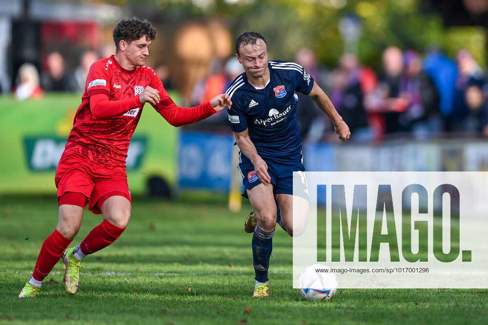 v.li.: Fabian Ott (TSV Rain am Lech, 32) Niclas Anspach (Unterhaching ...
