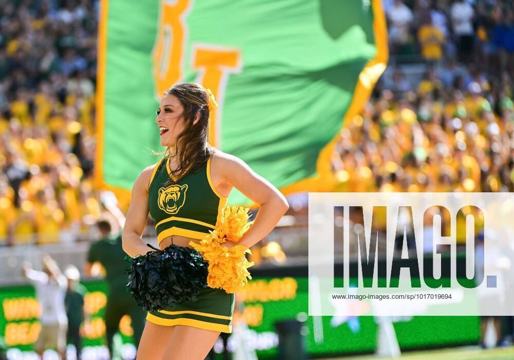 October 22 2022: Baylor Bears cheerleader after a touchdown during the ...