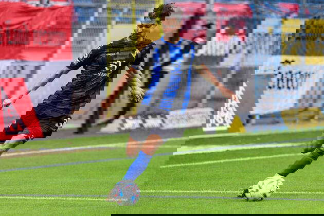 Julian Riedel Waldhof Mannheim vs Rot Weiss Essen match photos 22 10 ...