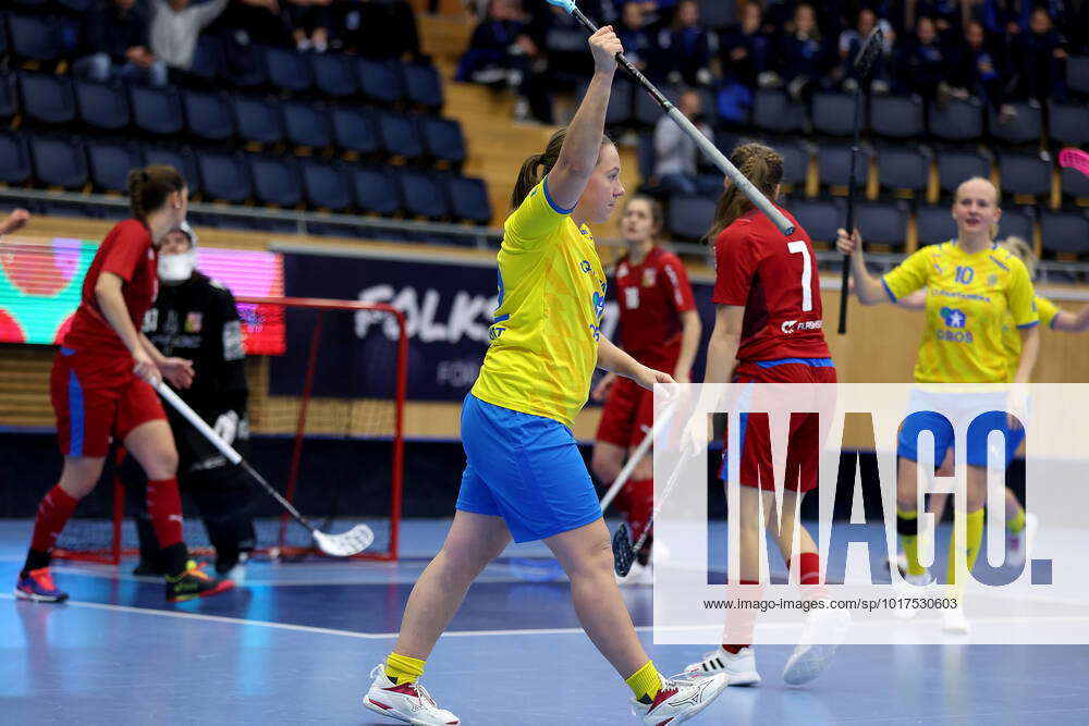 221028 Swedens Sofia Joelsson during the Womens National Team floorball ...