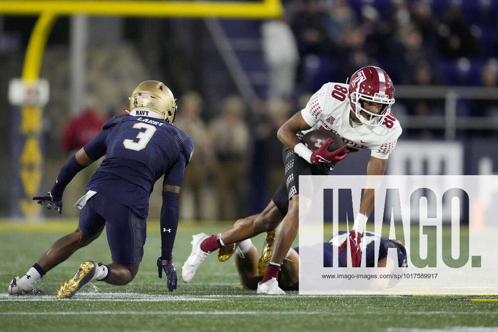 NCAA, College League, USA Football: Temple at Navy Oct 29, 2022 ...