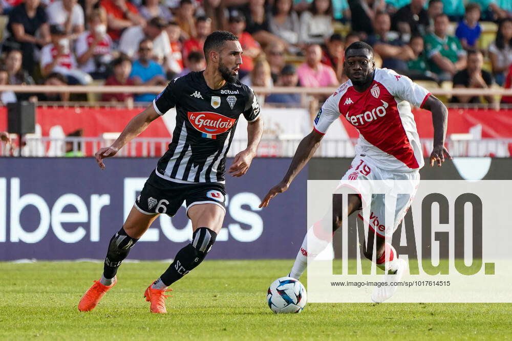 Nabil Bentaleb (Angers) - Youssouf Fofana (AS Monaco) FOOTBALL : AS ...