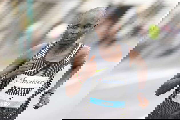 Mainova Frankfurt Marathon 2022 5th place in mens race Martin Kosgey Kenya , Frankfurt am Main