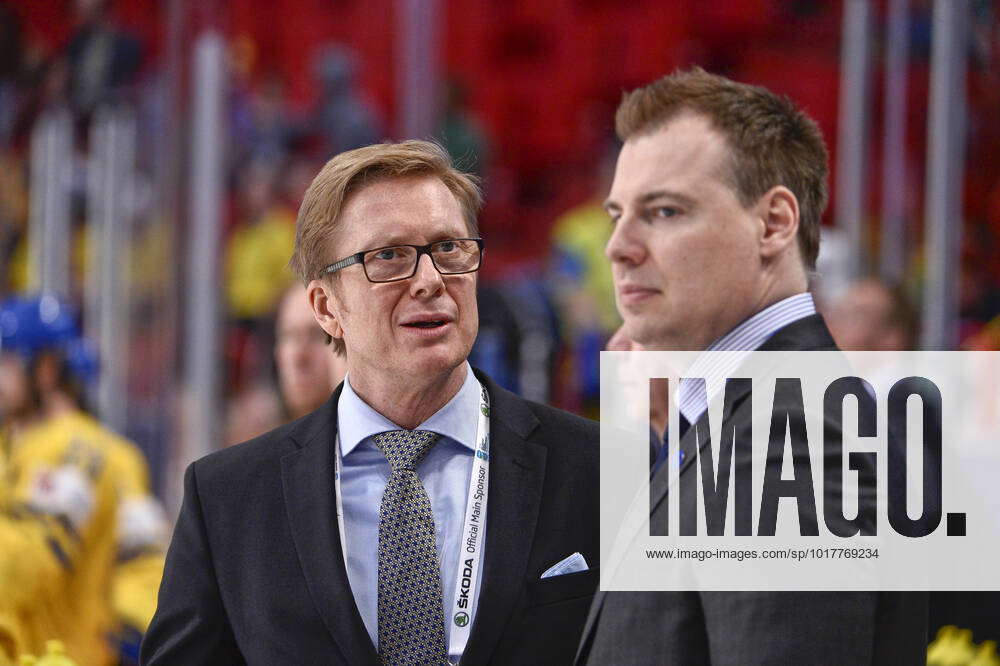 STOCKHOLM 2013 05 11 Tre Kronors general manager Tommy Boustedt and ...