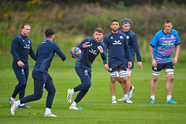 Scotland Rugby Training 2022 Autumn Nations Series 1 November 2022 ...