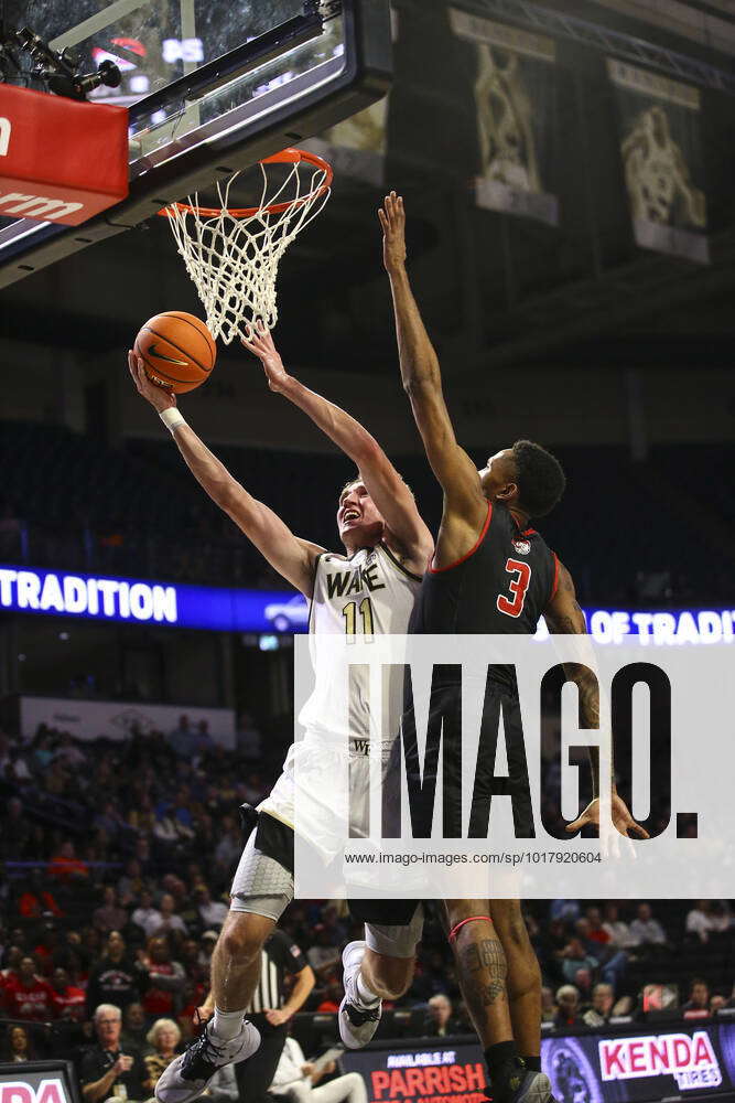 November 1, 2022: Wake Forest junior Andrew Carr (11Ã‚ ) drives to the ...