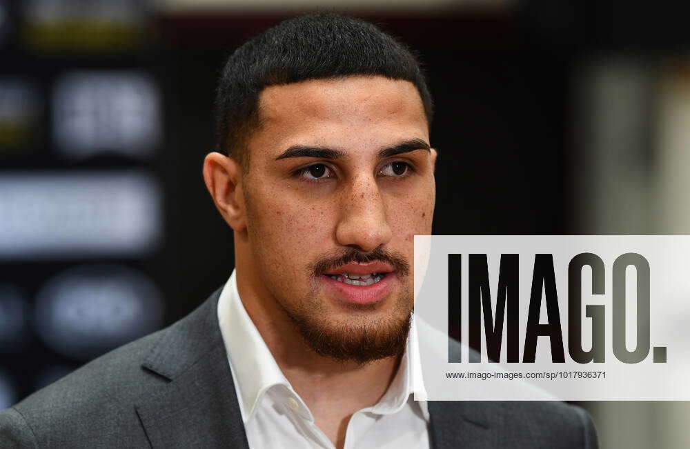 BOXING HUNI LEUTELE PRESSER, Justin Huni talks to the media during a ...