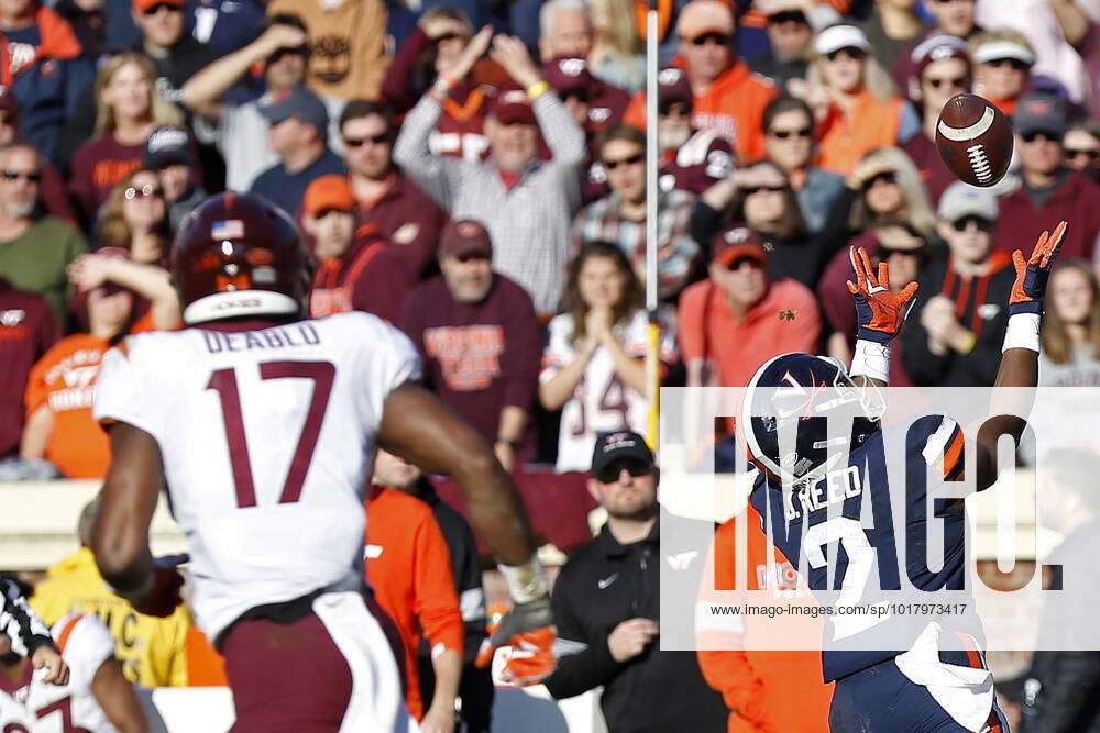 NCAA, College League, USA Football: Virginia Tech at Virginia, Nov 29 ...