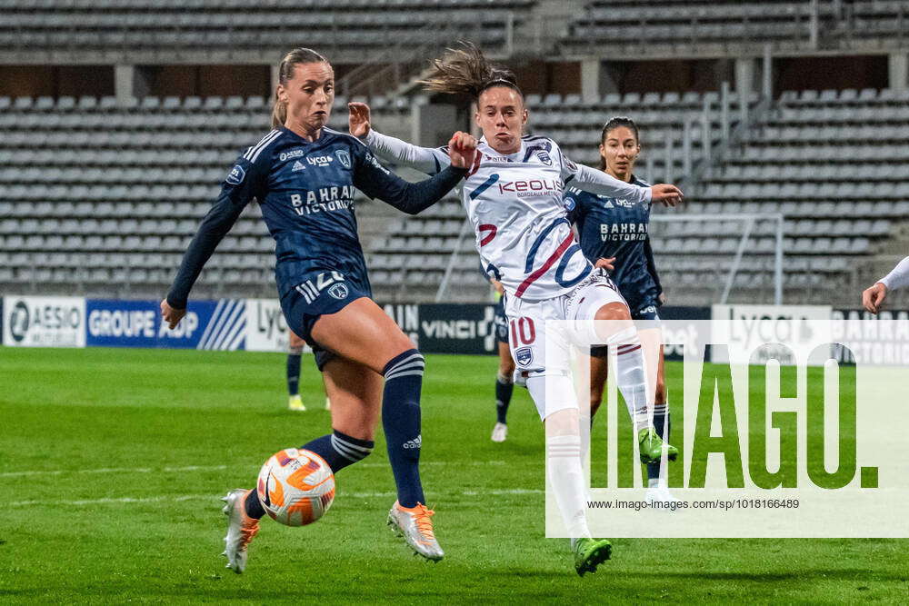 Louise Fleury (PFC) Maelle Garbino (Girondin de Bordeaux) FOOTBALL : Paris FC vs Girondins de