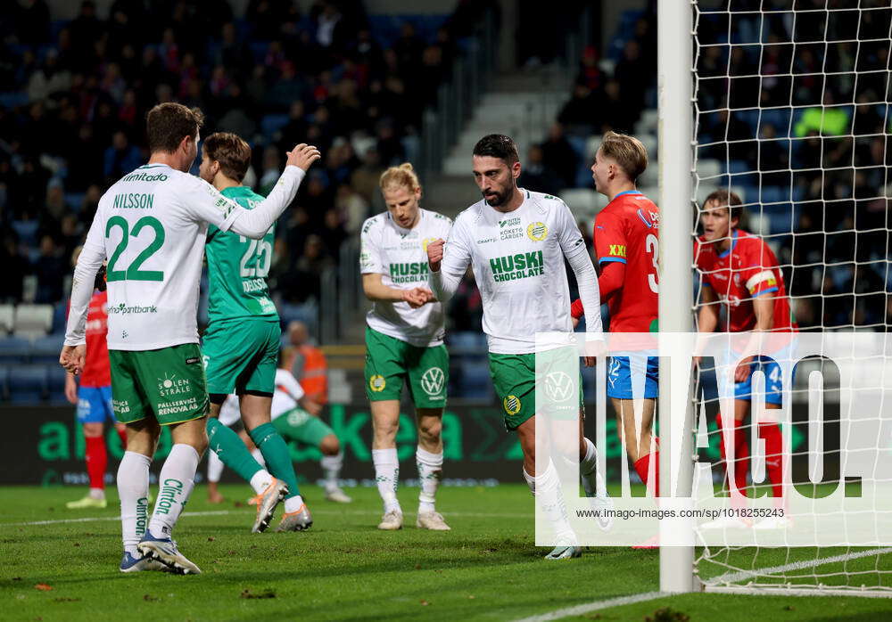 HELSINGBORG 20221106 Hammarbys 20 Nahir Besara celebrates after 0 2 ...