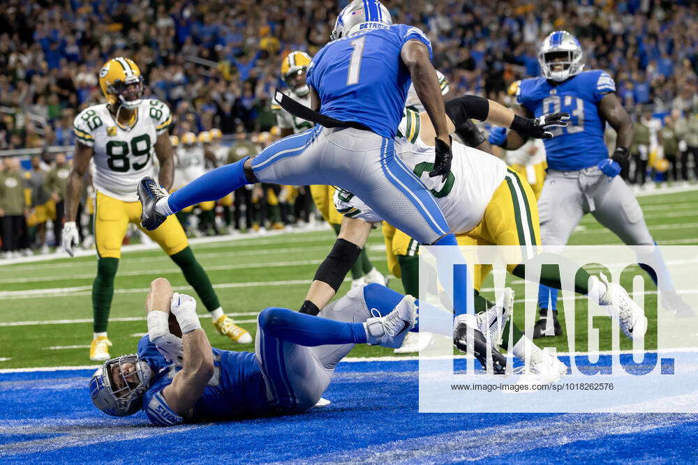 NFL, American Football Herren, USA Green Bay Packers at Detroit Lions ...