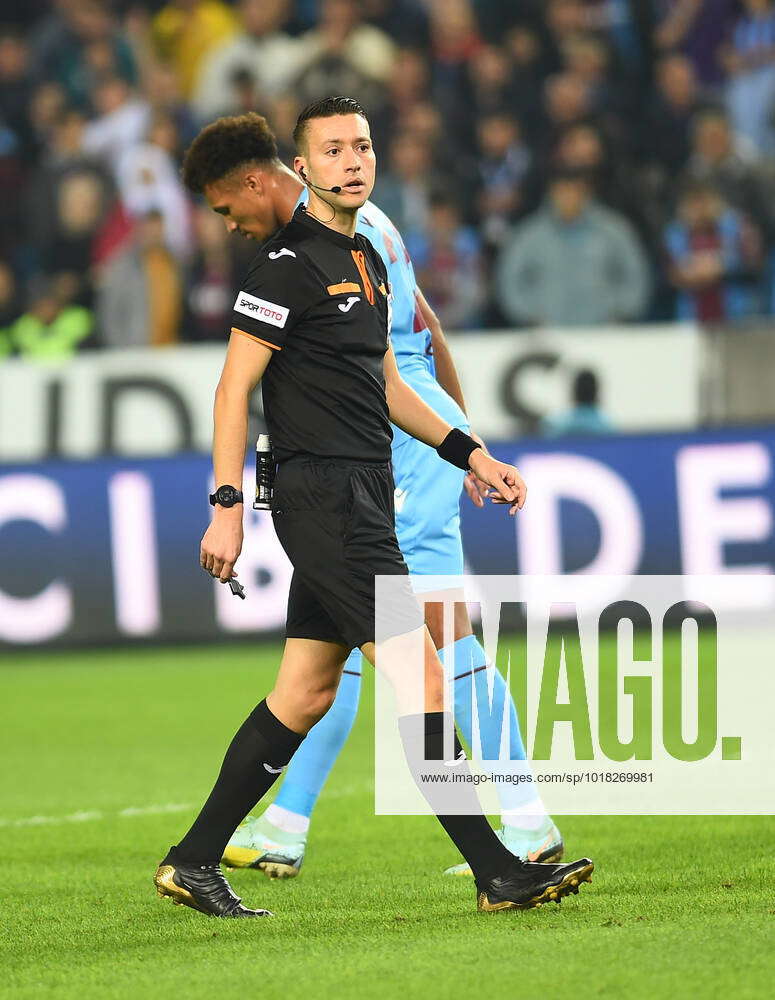 Referee Zorbay Kucuk during the Turkish Super League football match ...