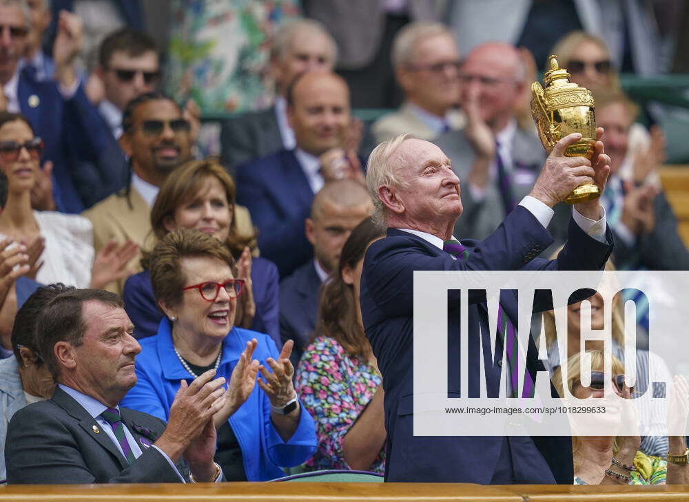 Tennis: Wimbledon, Jul 6, 2019; London, United Kingdom; Rod Laver (AUS ...