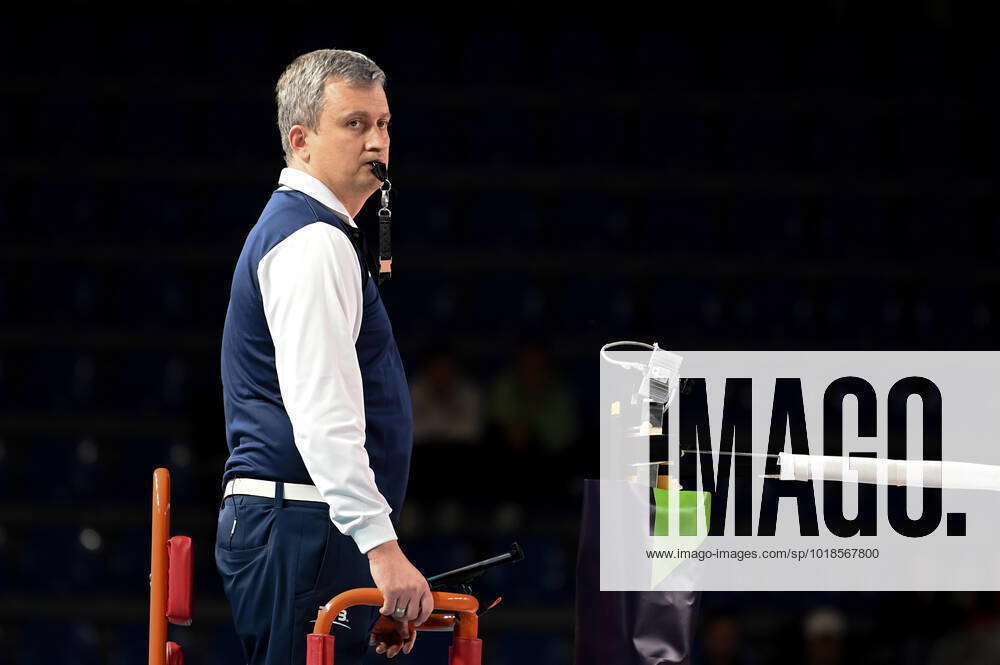 Vladimir Simonovic (SUI) first referee of the match during Cucine Lube ...