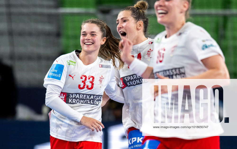 221110 Emma Cecile Uhrskov Friis and Rikke Iversen of Denmark celebrate ...