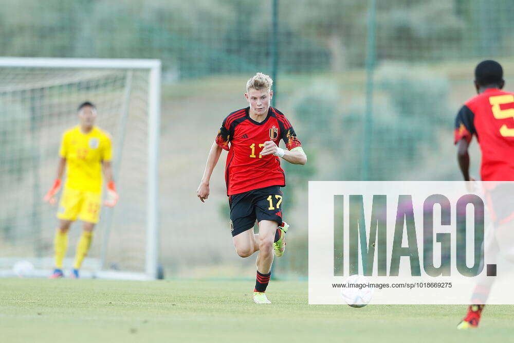 Xander van der Velde (BEL), NOVEMBER 10, 2022 - Football Soccer : Under-18 International Friendly