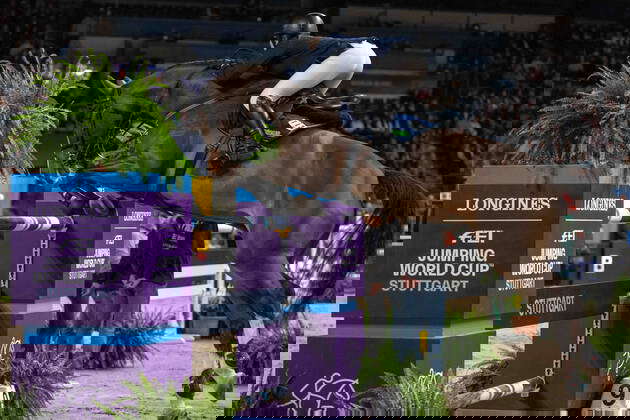 Pia Reich GER on PB Chaconie Germany, Stuttgart, 11 11 2022, riding ...