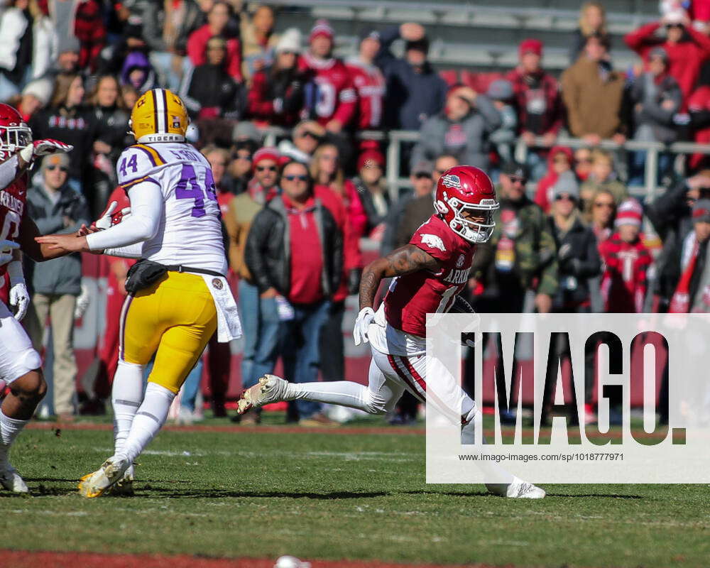 November 12, 2022: Arkansas Razorbacks wide receiver BRYCE STEPHENS (14 ...
