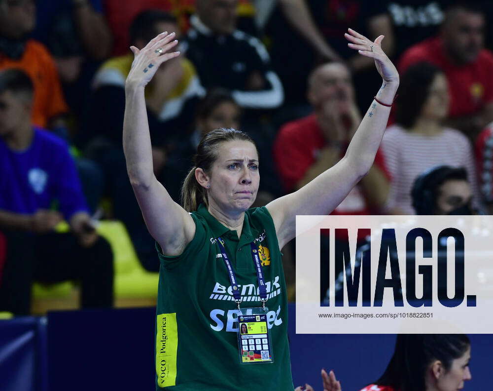 Maja Savic from Montenegro during Women s Handball European ...