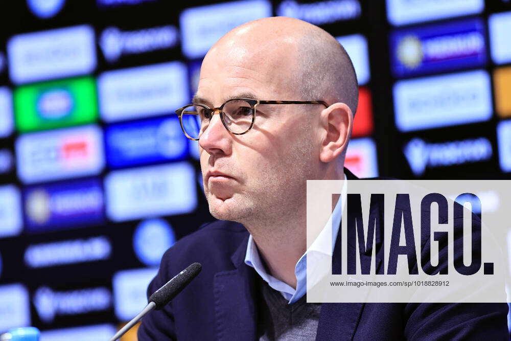 Alex Jacob DSC Arminia Bielefeld, press spokesman at the press ...