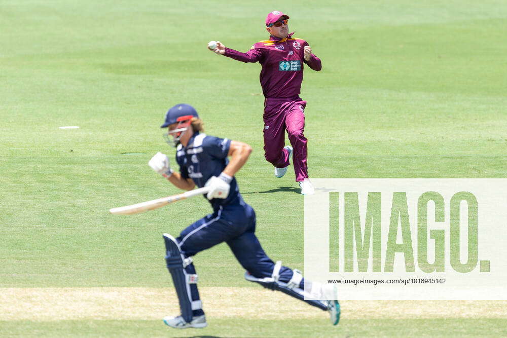 CRICKET ODC QUEENSLAND VICTORIA, Sam Truloff of Queensland in action ...