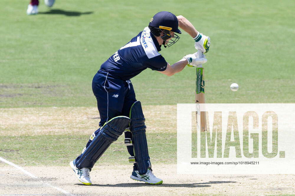 CRICKET ODC QUEENSLAND VICTORIA, Sam Harper of Victoria in action ...