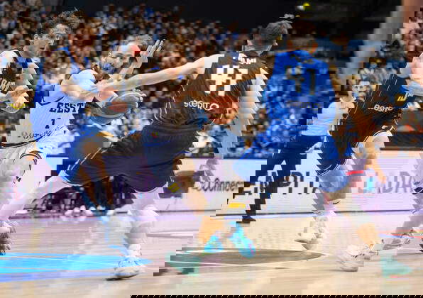 14.11.2022, Helsinki. FIBA Basketball World Cup Qualification Finland ...