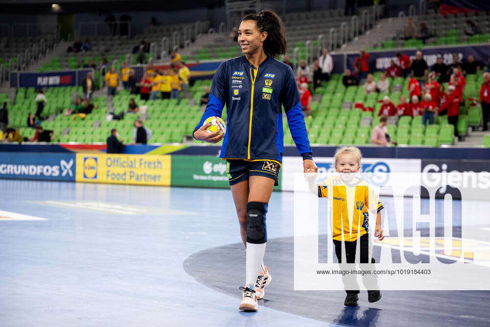 221116 Jamina Roberts of Sweden after the EHF Womens European ...